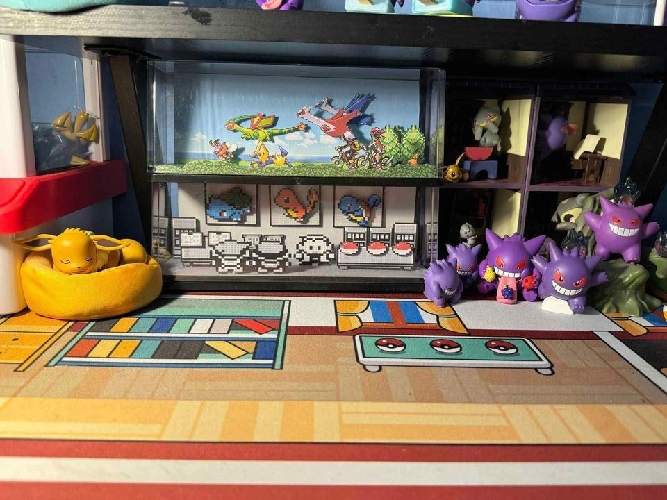 Pokemon Red Diorama - Prof. Oak's Lab Shadowbox Collectibles, Hobbies ...