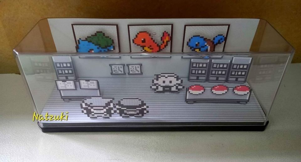 Pokemon Red Diorama - Prof. Oak's Lab Shadowbox Collectibles, Hobbies ...