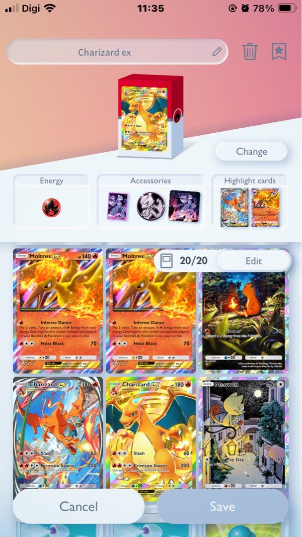 Pokemon TCG Pocket Charizard Ex Crown Deck, Video Gaming, Video Games ...