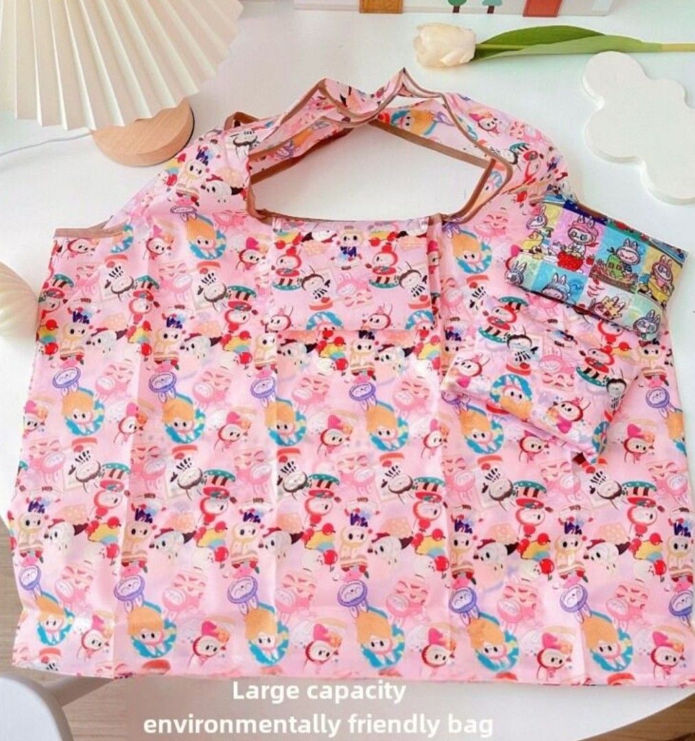 Preorder Labubu recycle bag, Women's Fashion, Bags & Wallets, Tote Bags ...