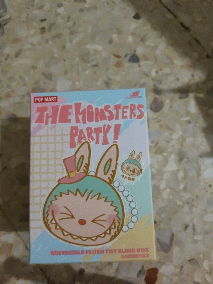 (purchase or swap)100%genuine POP MART THE MONSTERS Party Series-Reversible Plush Toy Blind Box ...