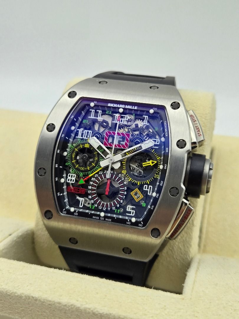 Richard Mille RM11-02 Annual Calendar Flyback Chronograph GMT Time Zone ...