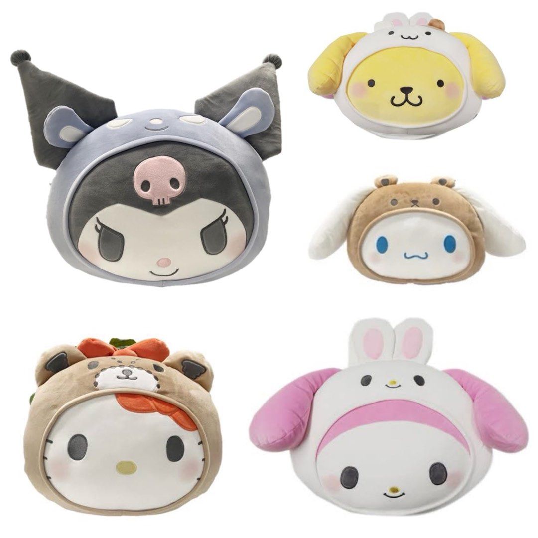 Sanrio Kuromi Cinnamoroll My Melody Hello Kitty Pompompurin Head Shape