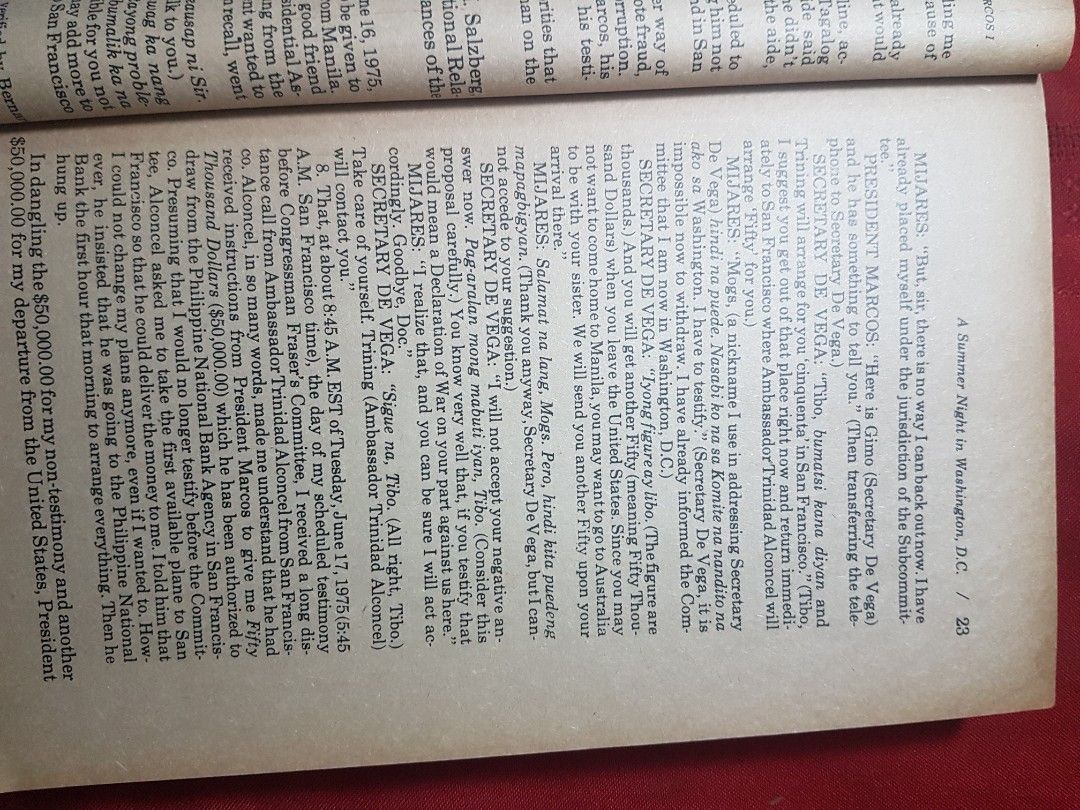 SIGNED AUTHOR'S Daughter 2nd PRINTING THE CONJUGAL DICTATORSHIP OF ...