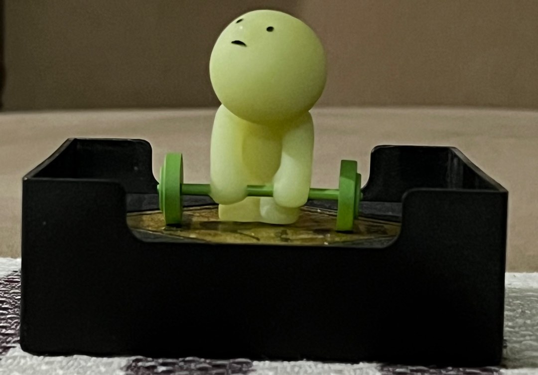 Smiski Exercise Series Dumbbell, Hobbies & Toys, Toys & Games on Carousell