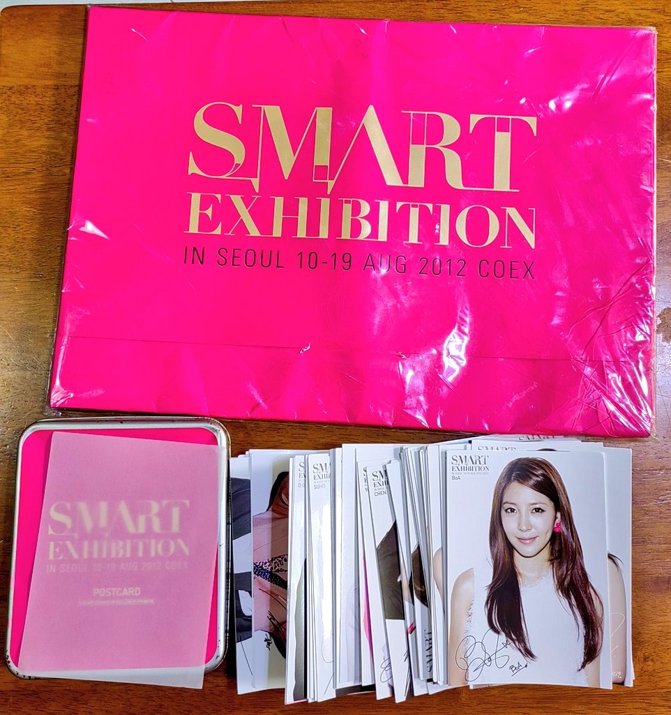 SMTown SMART EXHIBITION in Seoul (Booklet & Postcards of all SM Artist ...