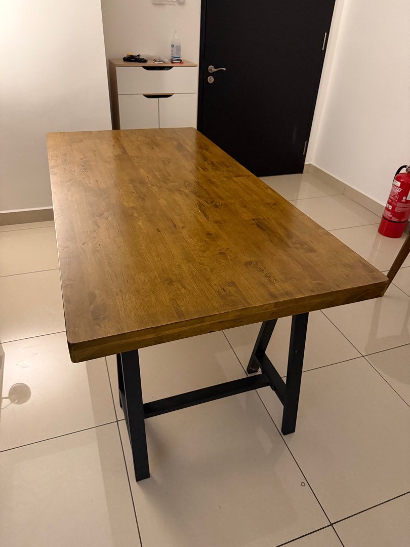 SSF Wooden Dining Table 180cm x 90cm (table only), Furniture & Home ...