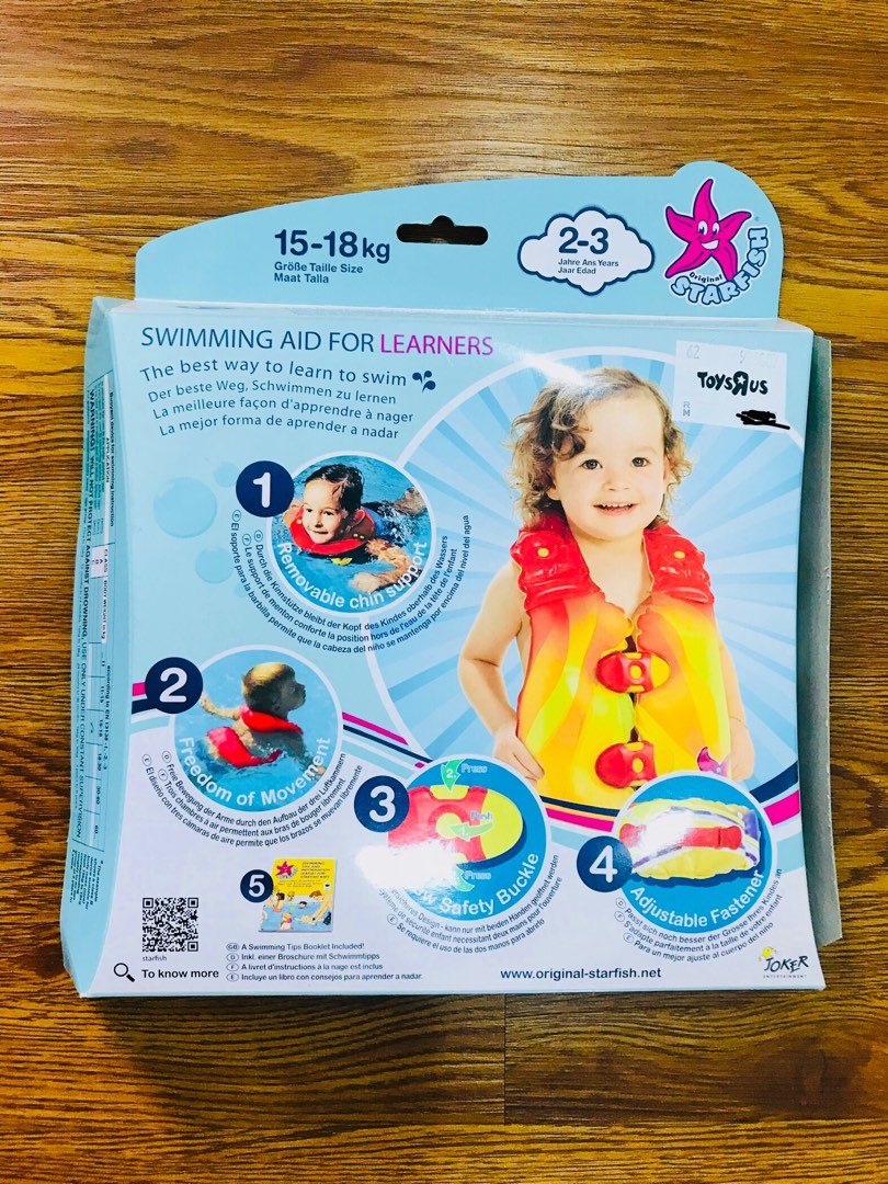 Starfish swim float beginner learner, Babies & Kids, Infant Playtime on ...