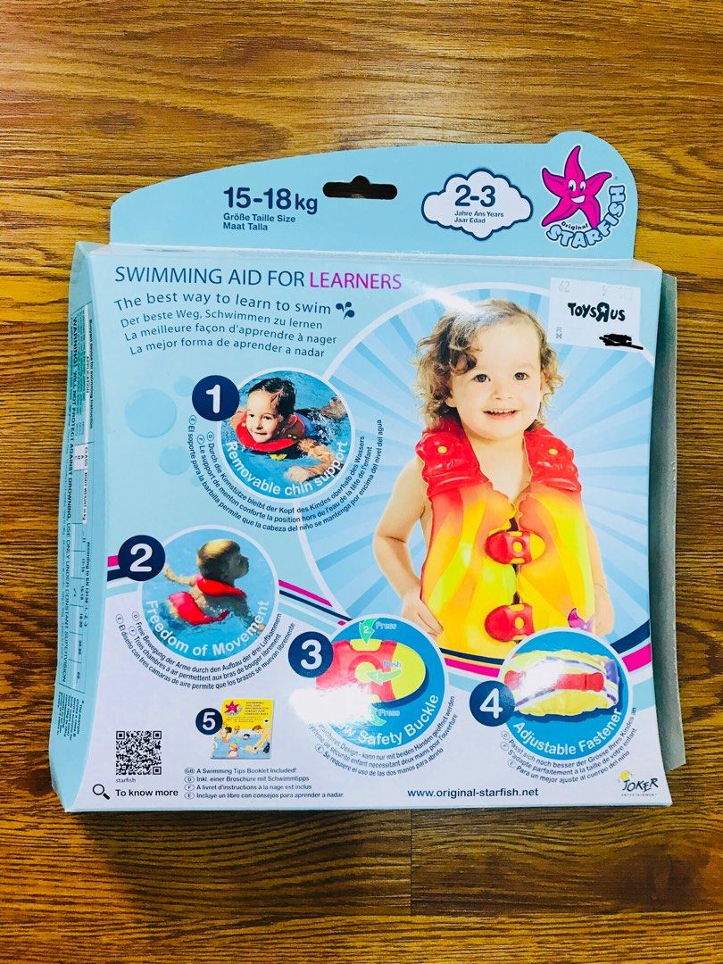 Starfish swim float beginner learner, Babies & Kids, Infant Playtime on ...
