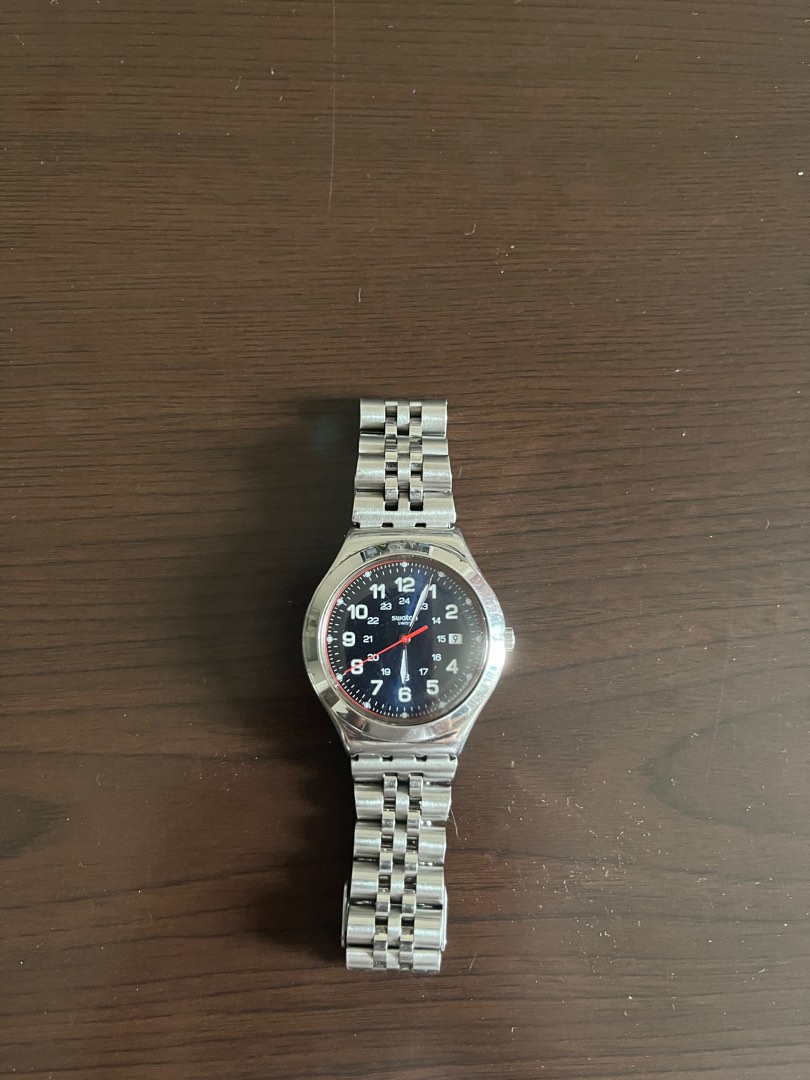 Swatch blue dial, Men's Fashion, Watches & Accessories, Watches on ...