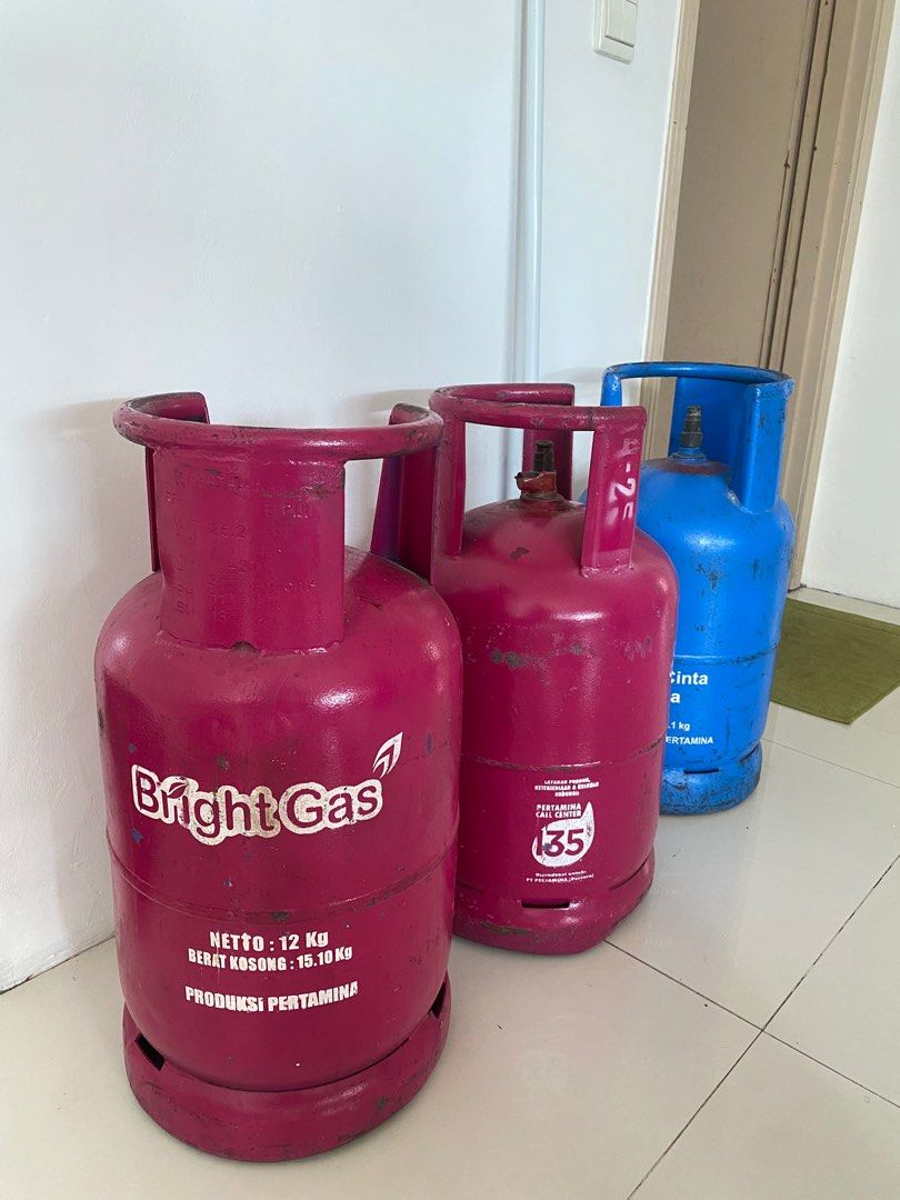TABUNG GAS BRIGHT 12 KG, Kitchen & Appliances di Carousell