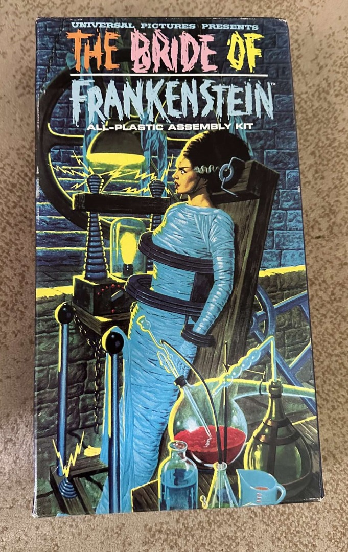 The Bride of Frankenstein Universal Pictures Assembly Kit Figures ...