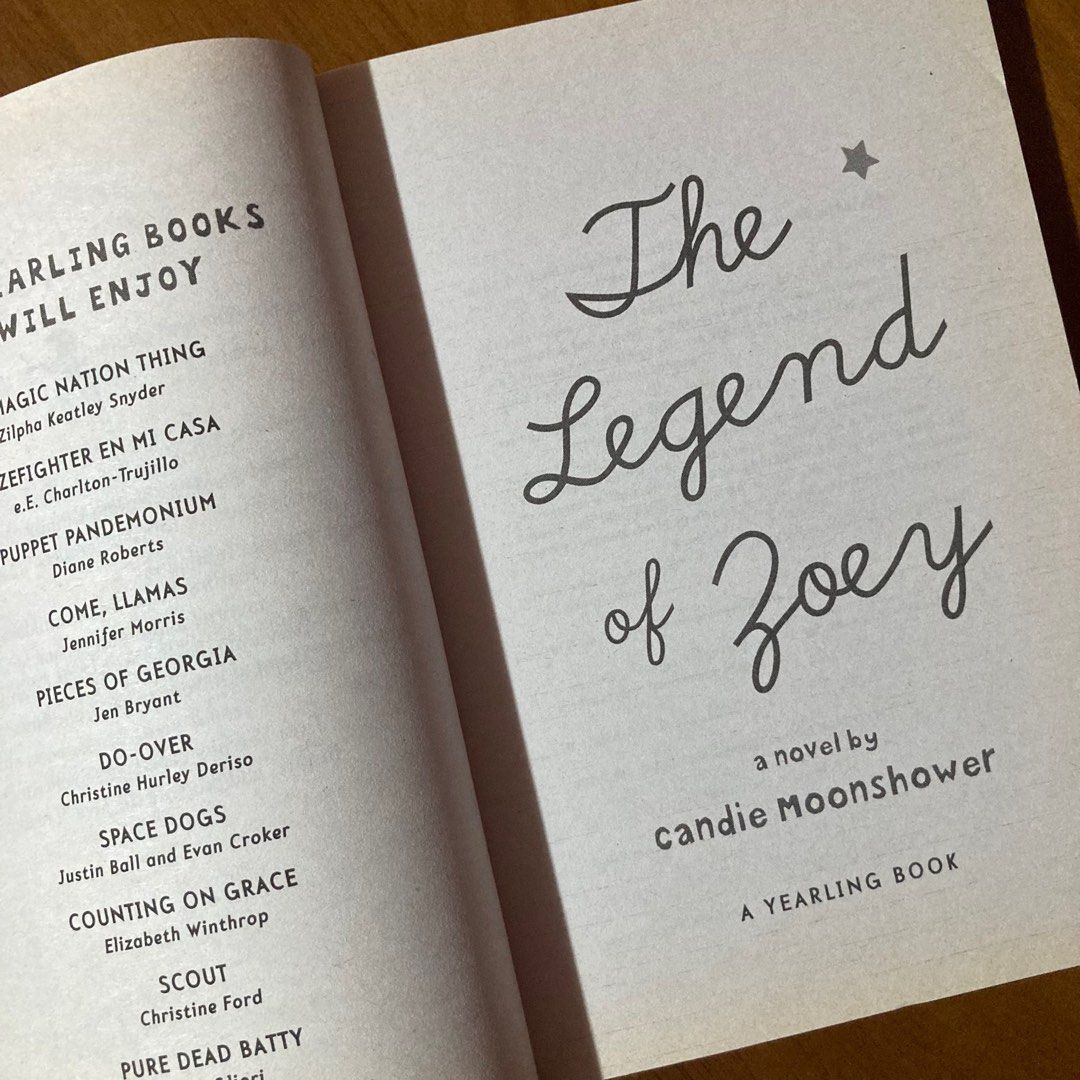 SALE - The Legend of Zoey by Candie Moonshower (Middle Grade / Native ...