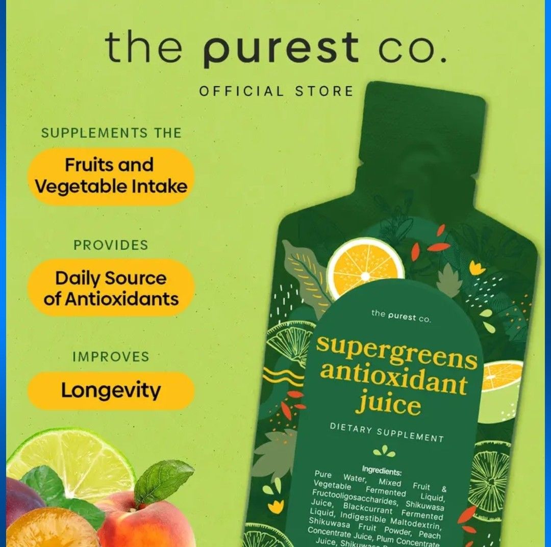 The purest co Superjuice, Health & Nutrition, Health Supplements ...