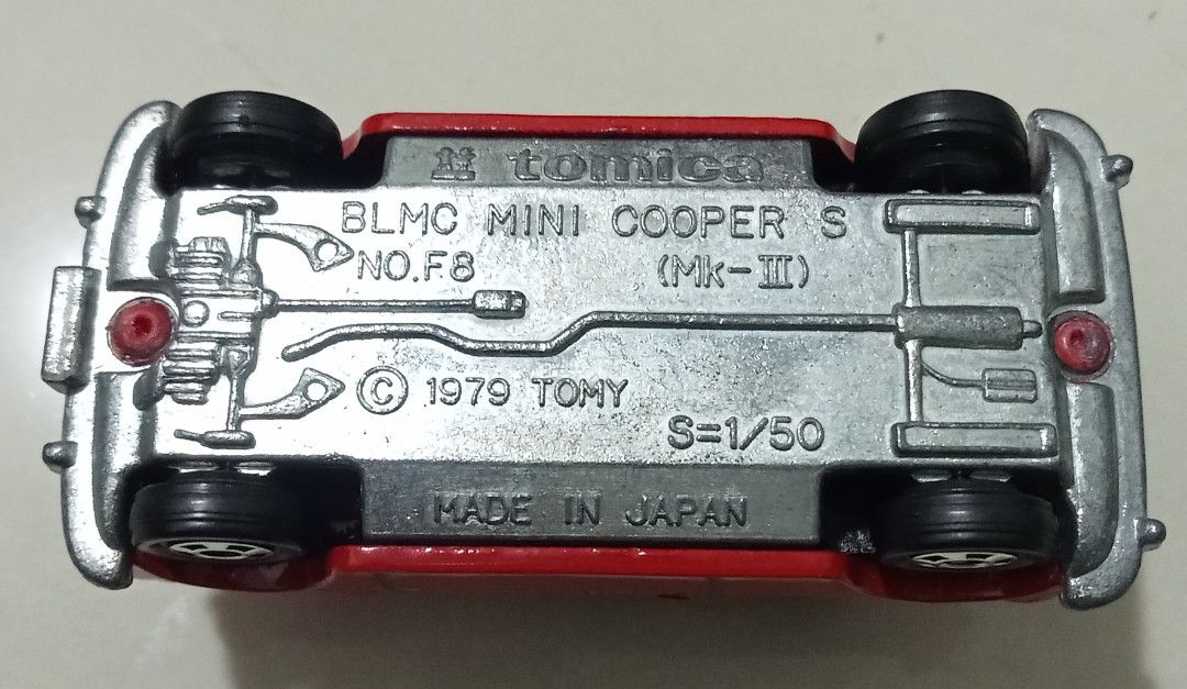 Tomica BLMC MINI COOPER S ( mk -III ) no.F8 made in japan, Hobbies ...