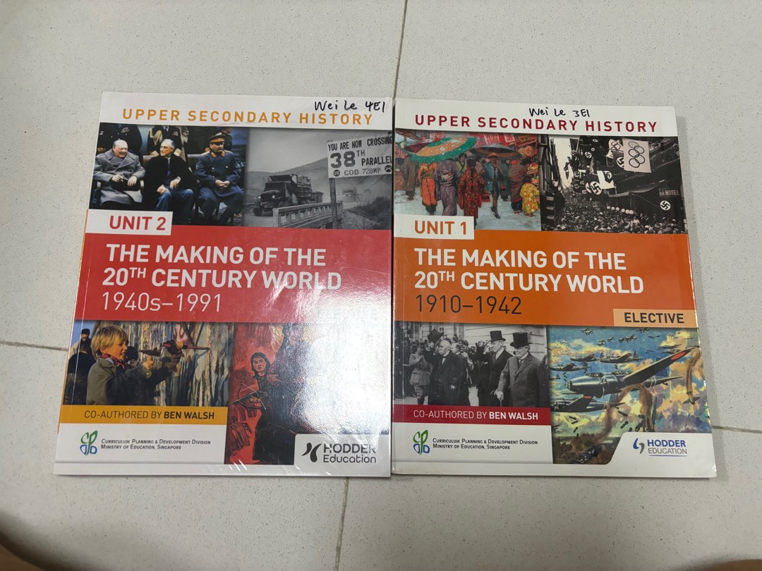 Upper Secondary History Textbook Unit 1 Unit 2, Hobbies & Toys, Books ...