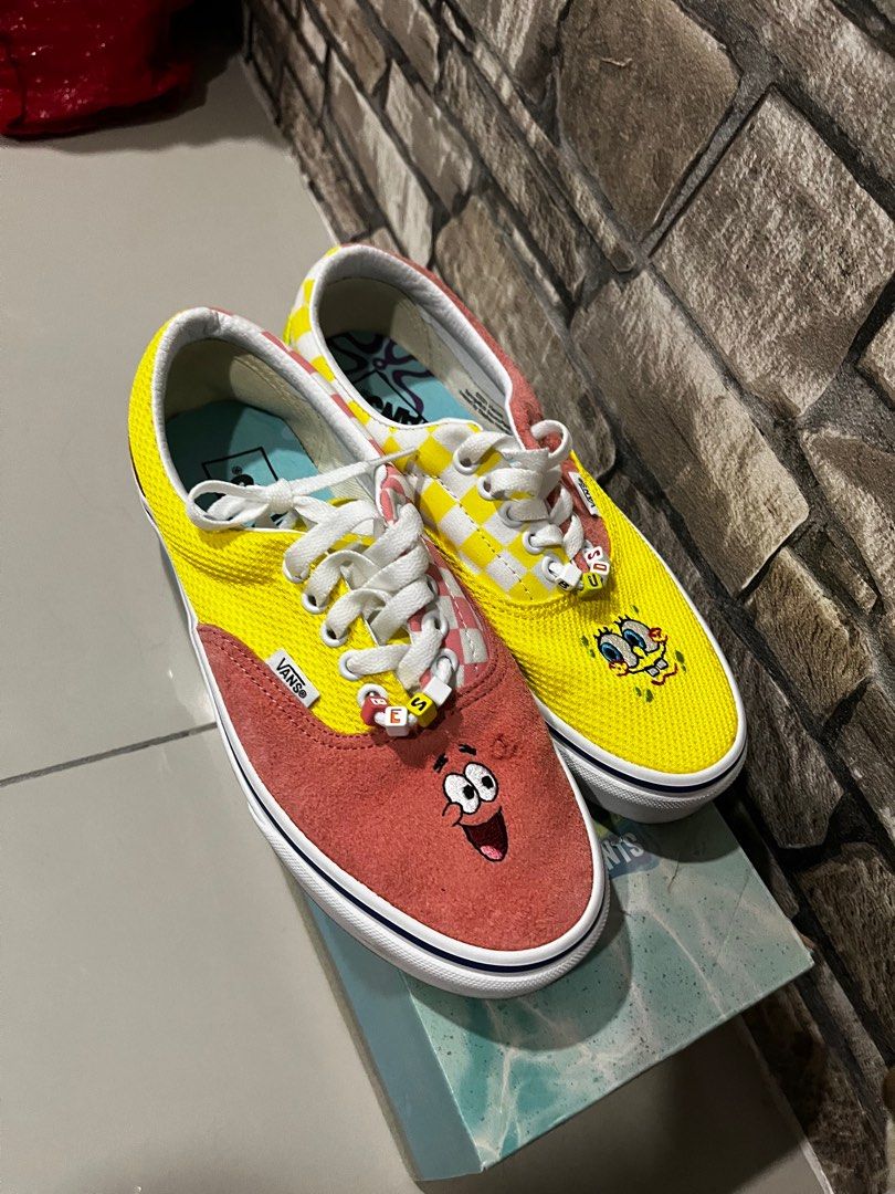 Vans x Spongebob Era, Women's Fashion, Footwear, Sneakers on Carousell