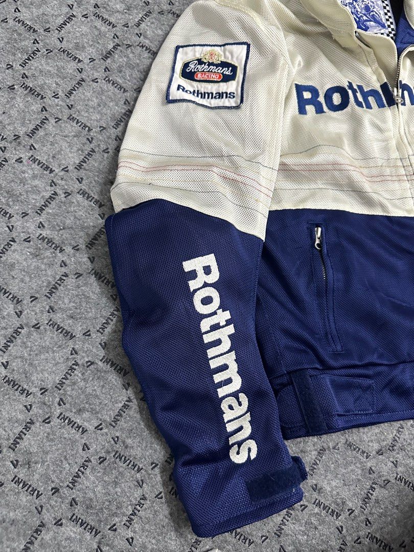 Vintage rothmans honda racing mesh riding jacket yamaha dainese ...