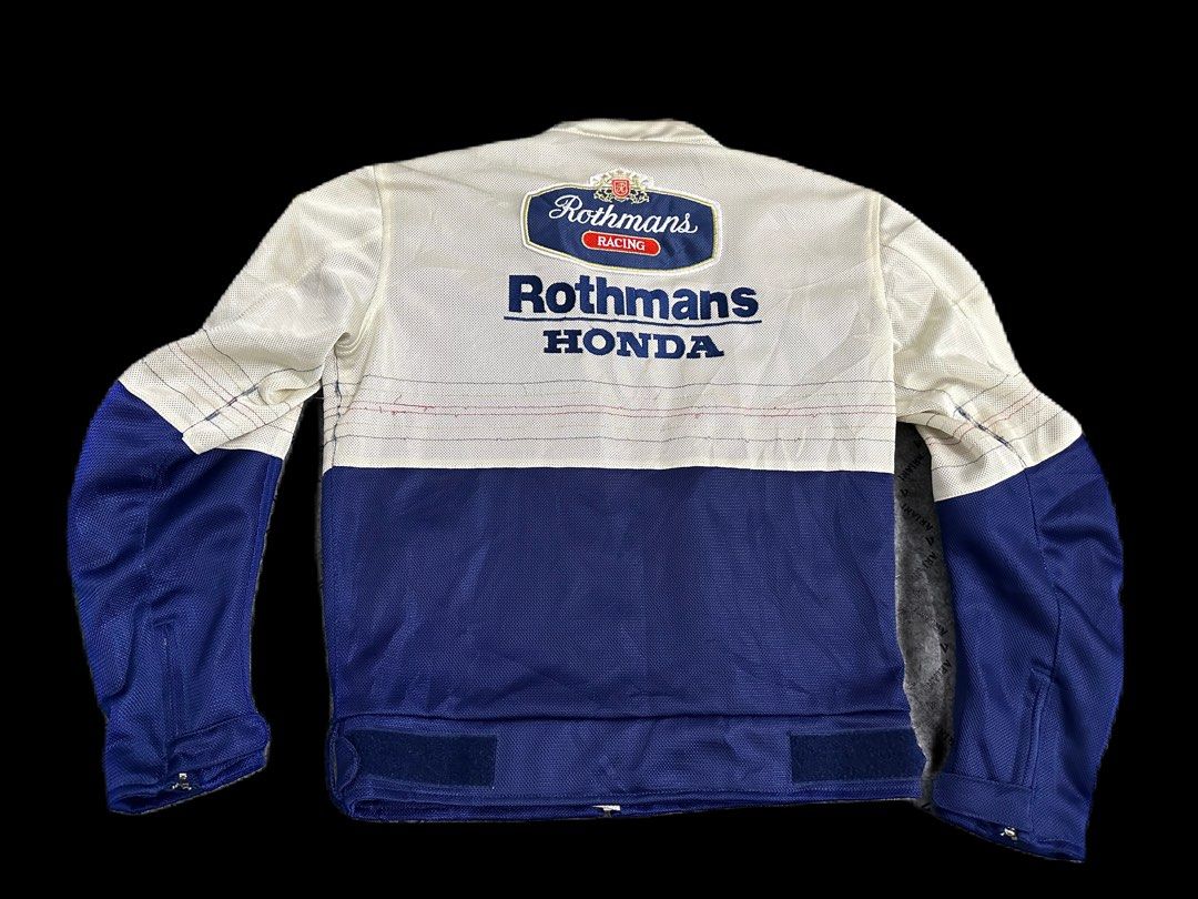 Vintage rothmans honda racing mesh riding jacket yamaha dainese ...