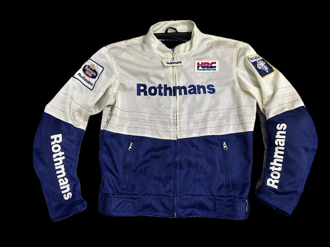 Vintage rothmans honda racing mesh riding jacket yamaha dainese ...