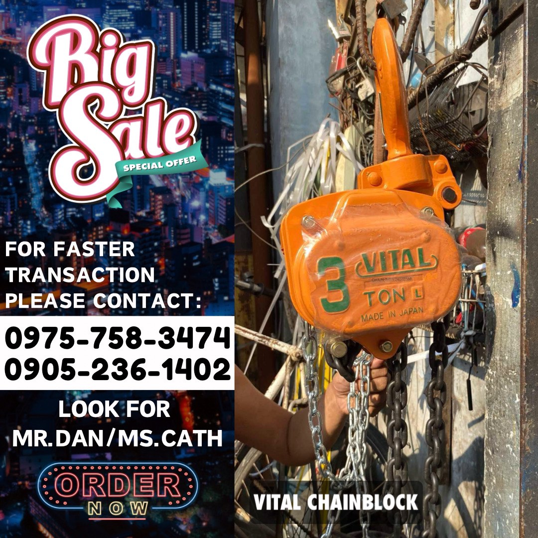 Vital Chain Block, Commercial & Industrial, Construction Tools ...