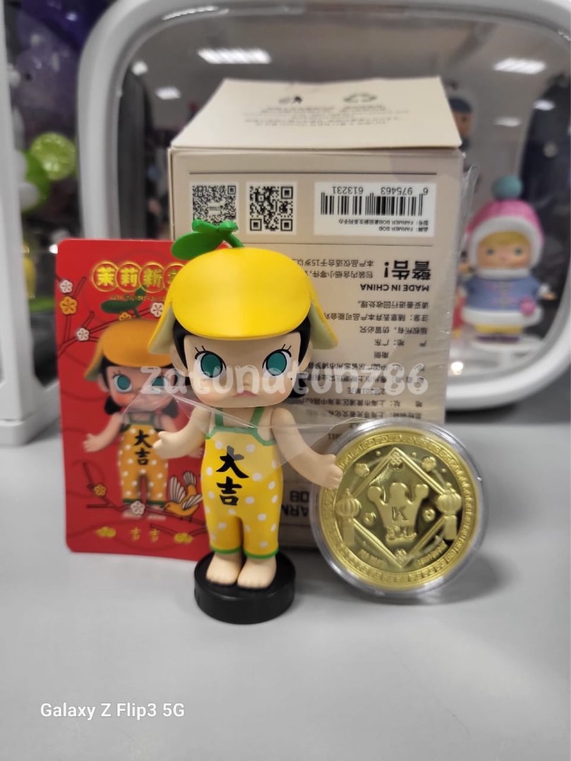 WTS POP MART MOLLY CHINESE NEW YEAR + SPECIAL GOLD COIN, Hobbies & Toys ...