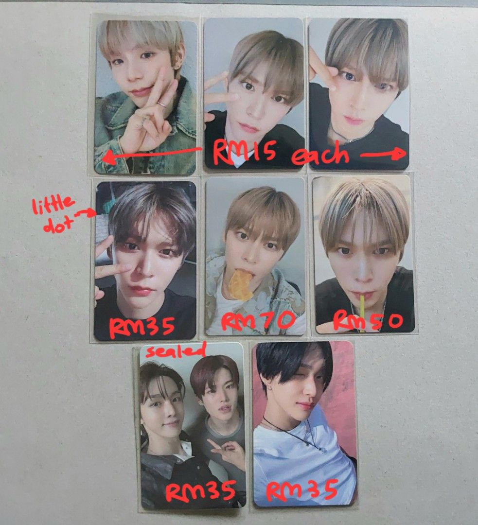Wts riize sungchan wonbin eunseok riizing pc photocard boom boom bass fansign singapore withmuu ...