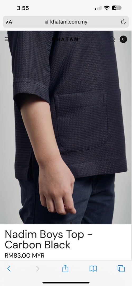 (2-3yo) KHATAM NADIM BOY TOP, Babies & Kids, Babies & Kids Fashion on ...