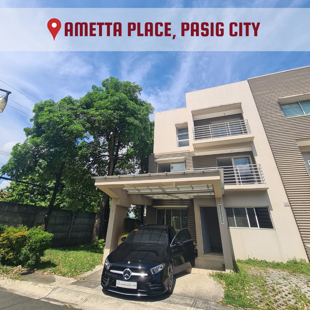 3-Bedroom Corner House for Sale at Ametta Place Pasig, Property, For ...