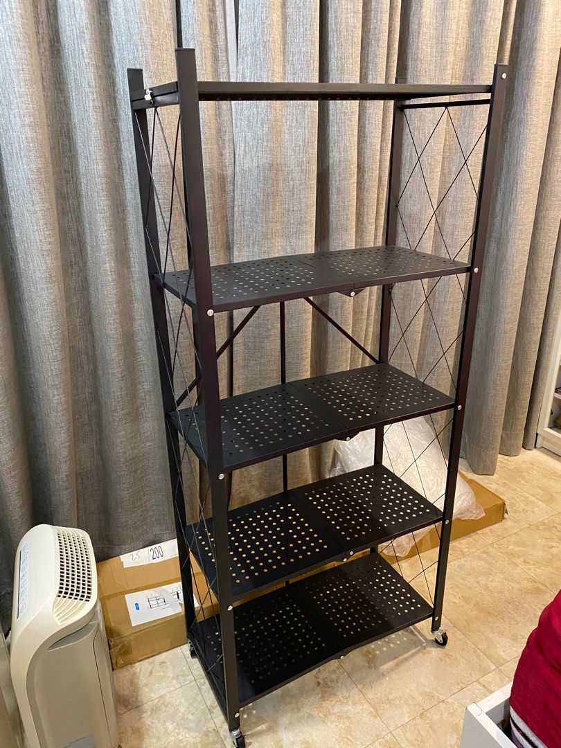 5-Tier Shelf | Rak Dapur Kitchen Rack Rak Besi Bertingkat Rack Shelf ...