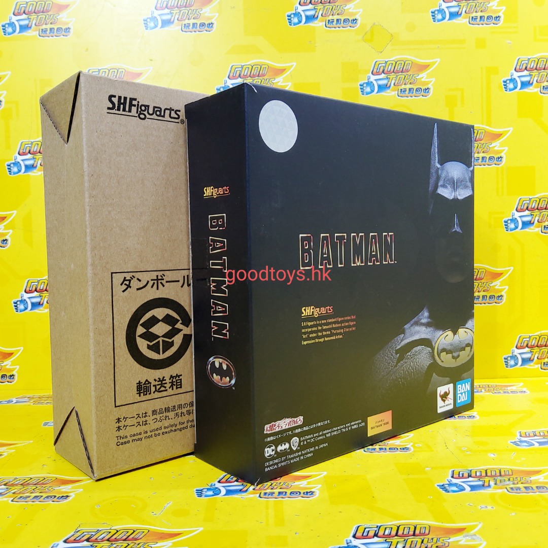 中古已開封 欠說明書 BANDAI 魂商店限定 SHF BATMAN 1989 蝙蝠俠 1989, 興趣及遊戲, 玩具 & 遊戲類 ...