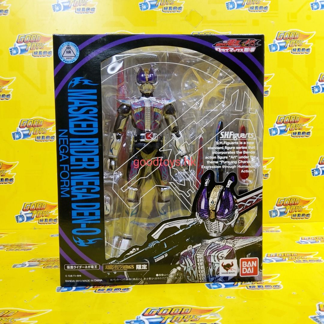 中古已開封 BANDAI 魂商店限定 SHF MASKED RIDER NEGA DEN-O NEGA FORM 幪面超人 電王 負電王 ...