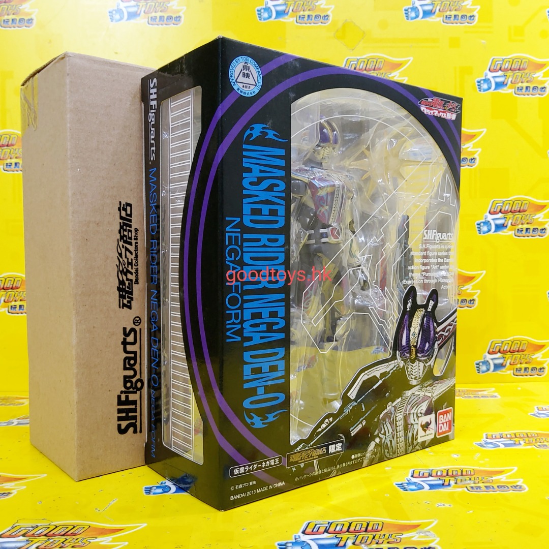 中古已開封 BANDAI 魂商店限定 SHF MASKED RIDER NEGA DEN-O NEGA FORM 幪面超人 電王 負電王 ...