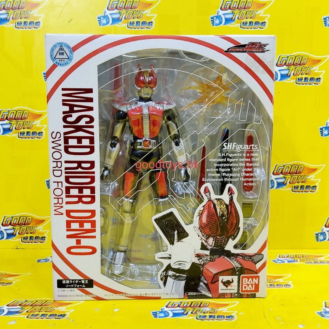 中古已開封 BANDAI SHF MASKED RIDER DEN-O SWORD FORM 幪面超人 假面騎士 電王 聖劍形態, 興趣及遊戲 ...