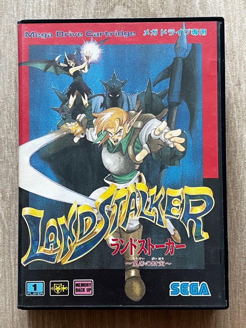 （預訂品）日版 MD SEGA MEGA DRIVE LAND STALKER LANDSTALKER THE TREASURE OF ...
