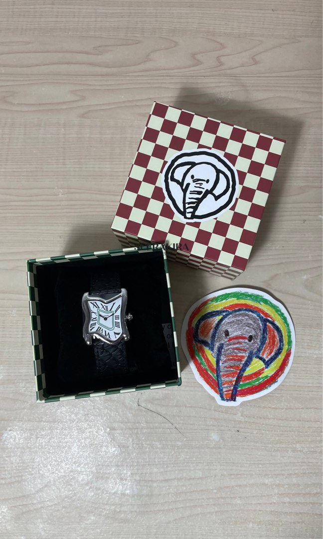 [ PRE-ORDER ] Laphont Square Melting Watch Gold Silver, Women's Fashion ...