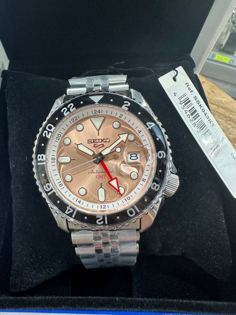 通城地區限量版 SEIKO 5 GMT 兩地時間自動錶 SSK043K1 SSK043 限量1300枚 建議零售價 HK$3580-, 歡迎 ...