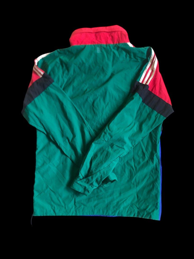 Adidas BB Snowbreaker Jacket Bold Green, Power Red, Hi-Res Blue, Men's ...