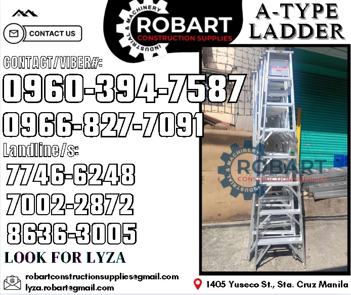 Aluminum A-Type Ladder, Commercial & Industrial, Construction Tools ...