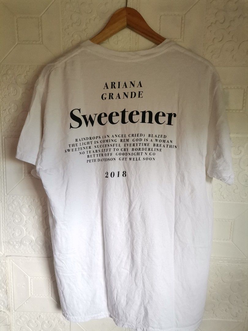 ARIANA GRANDE SWEETENER TOUR SHIRT, Men's Fashion, Tops & Sets, Tshirts ...