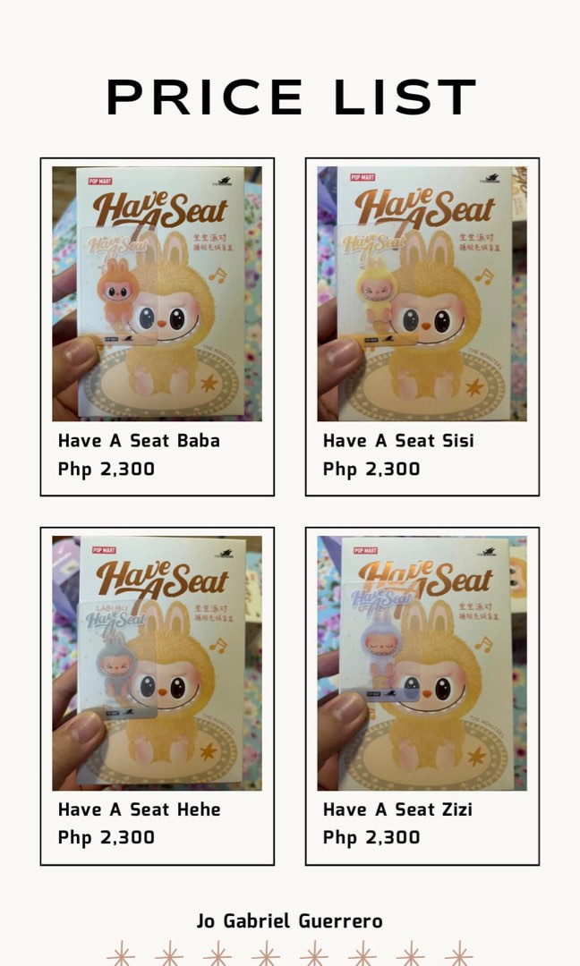 AUTHENTIC LABUBU & HACIPUPU, Hobbies & Toys, Memorabilia & Collectibles ...