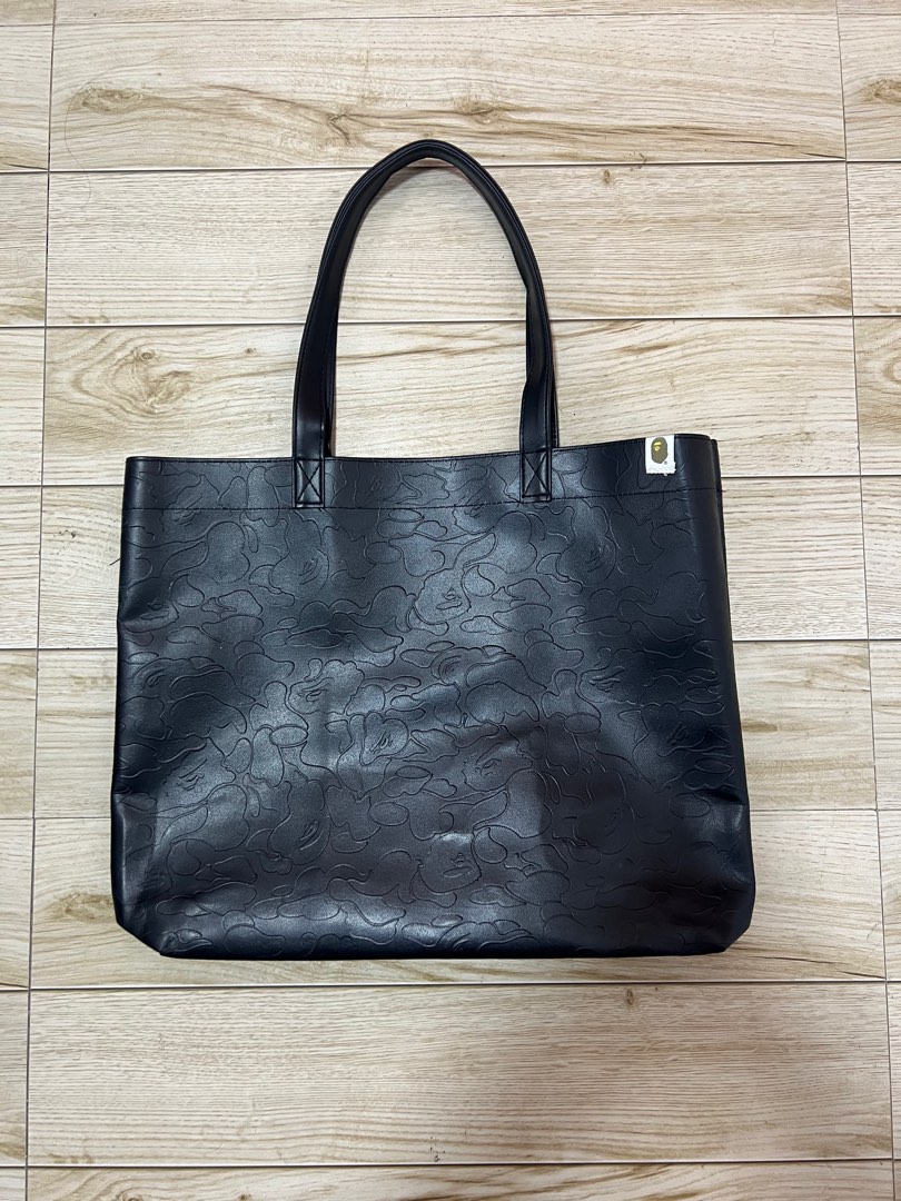 BAPE, A Bathing Ape Leather Tote Bag, Luxury, Bags & Wallets on Carousell