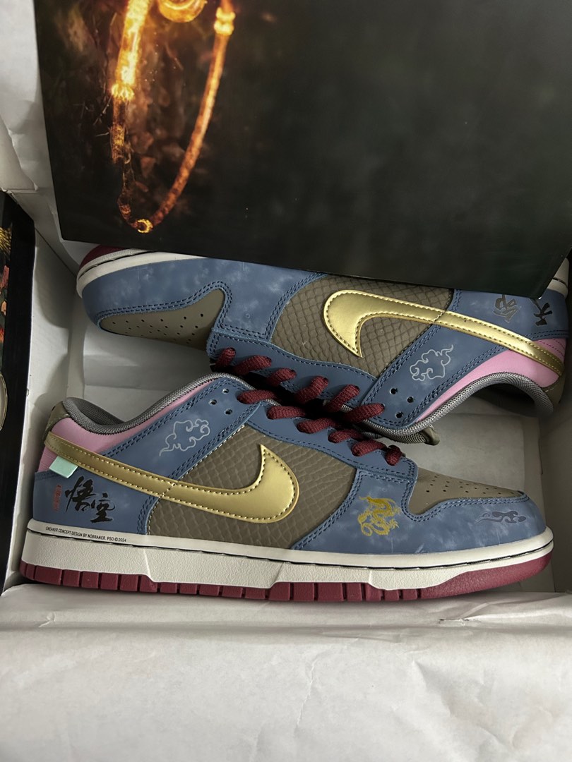 Black Myth Wukong Dunk Low, Men's Fashion, Footwear, Sneakers on Carousell