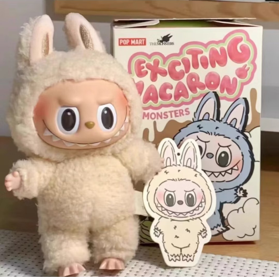 Boneka labubu V1 popmart :scan QR, Toys & Collectibles, Mainan di Carousell