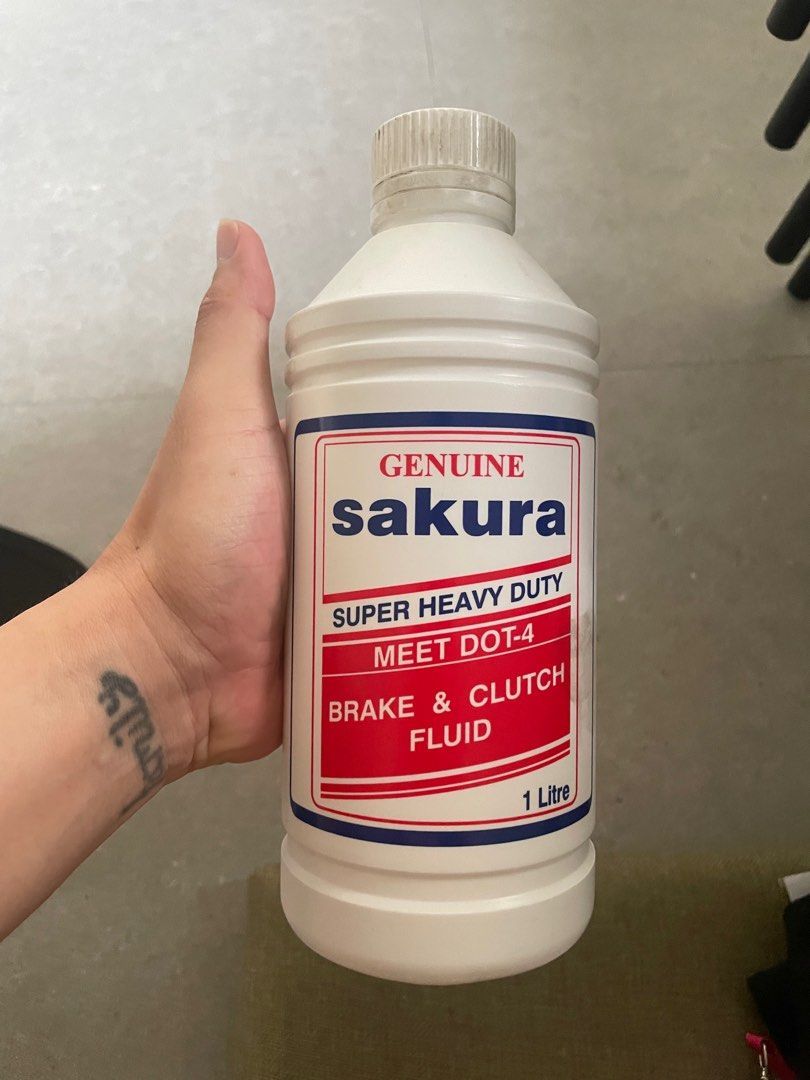Brake fluid sakura dot 4, Car Accessories, Accessories on Carousell