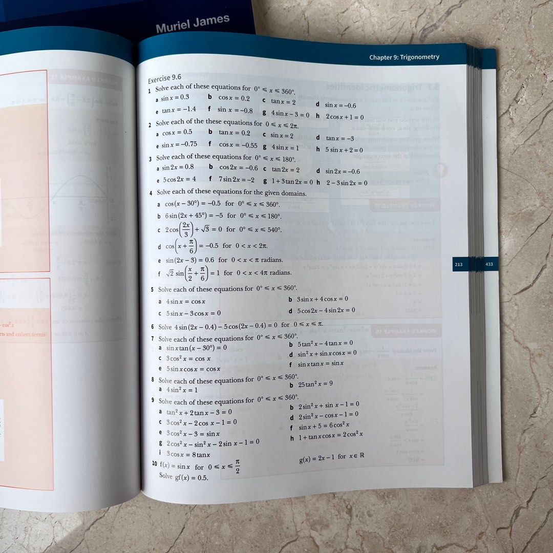 Cambridge Igcse And O Level Additional Mathematics Coursebook And Practice Book Second Edition
