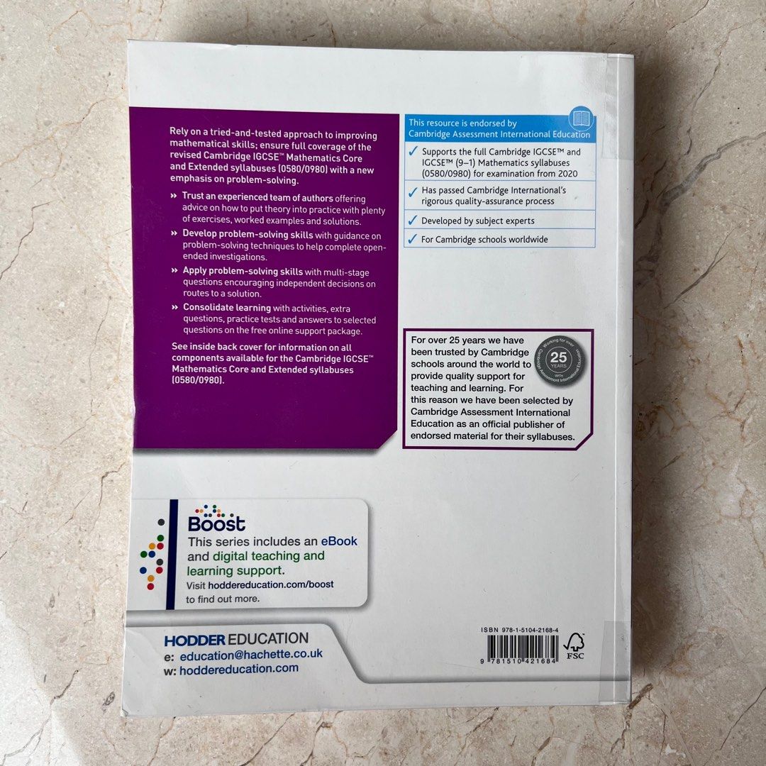 Cambridge Igcse Mathematics Core And Extended Textbook Fourth 4th Edition Hobbies And Toys