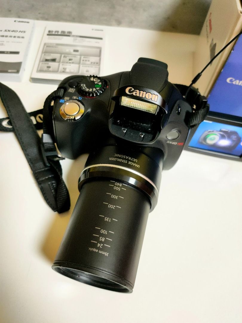 Canon PowerShot SX40HS superzoom 35x full HD sx40 HS zoom lens camera ...
