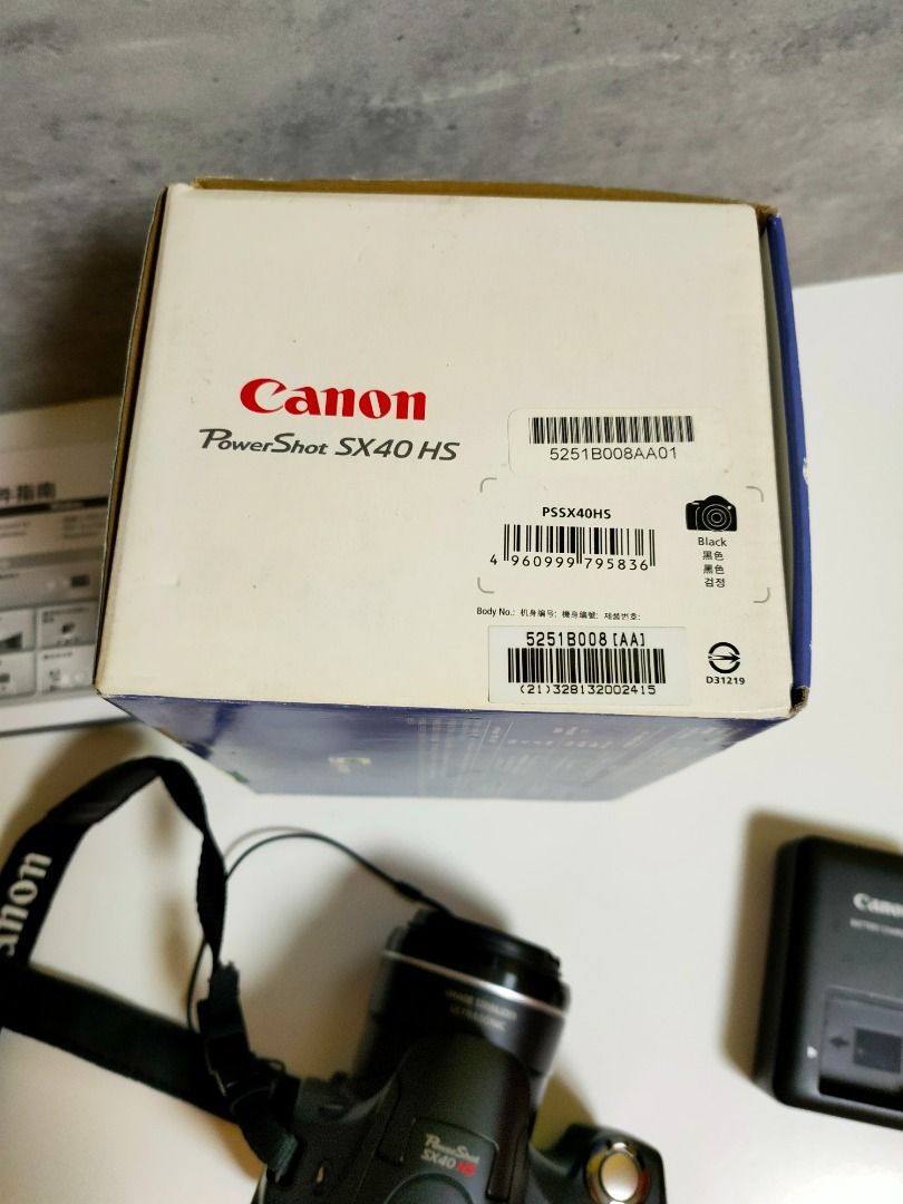 Canon PowerShot SX40HS superzoom 35x full HD sx40 HS zoom lens camera ...