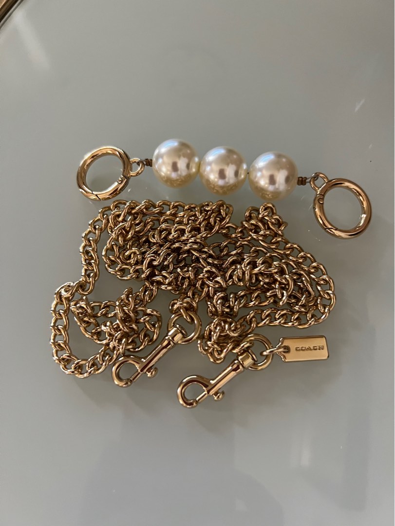 Coach gold chain, Women's Fashion, Bags & Wallets, Shoulder Bags on ...